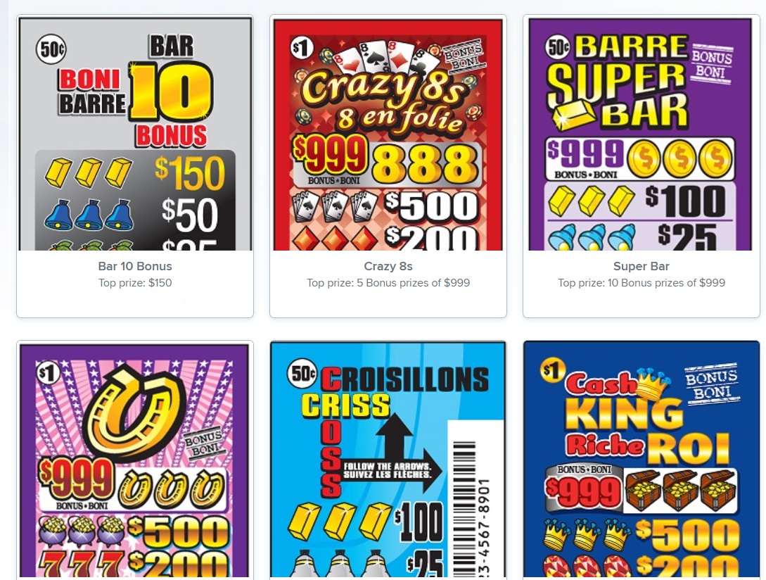 Break Open Tickets In Canada - Play Lottery